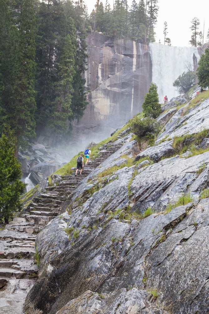 Mist Trail vs. John Muir Trail to Vernal and Nevada Falls | Earth Trekkers