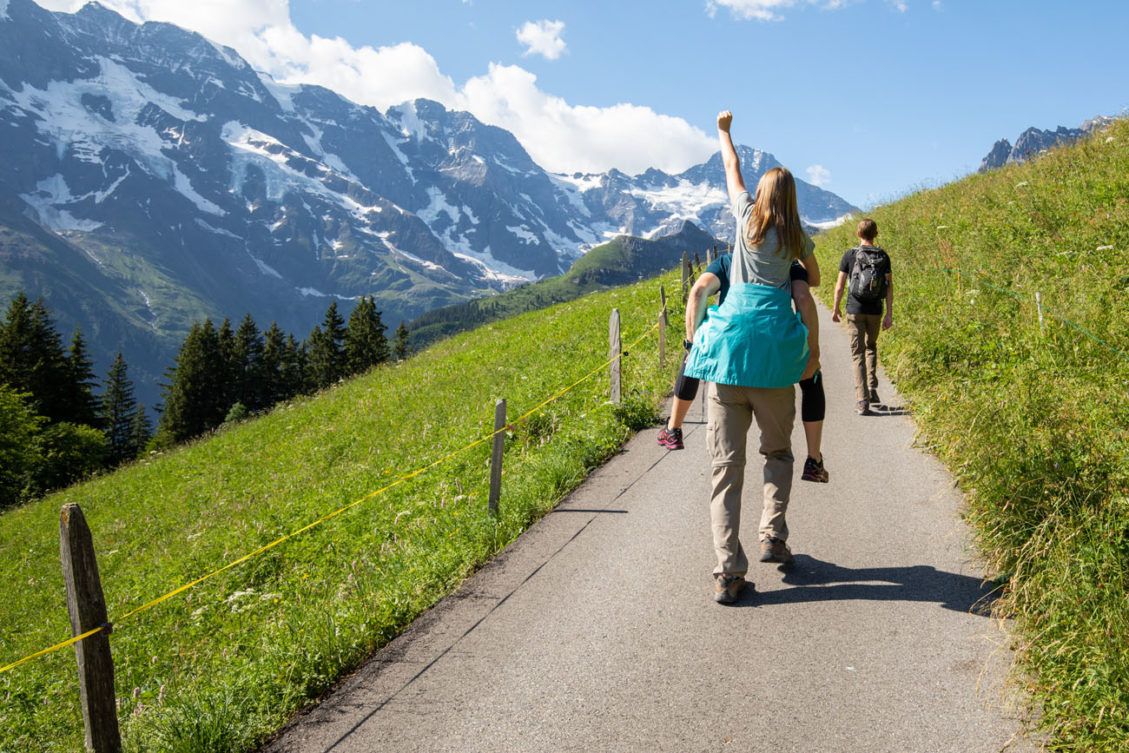 Walking the Northface Trail in Mürren, Switzerland – Earth Trekkers