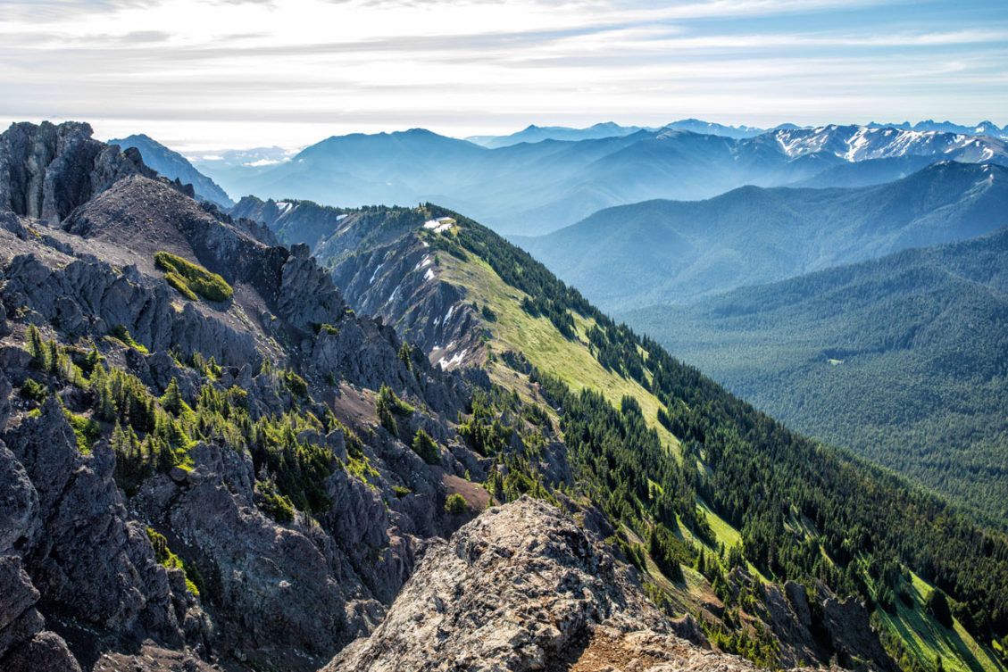 Hiking the Klahhane Ridge Trail to Mount Angeles, Olympic NP | Earth ...