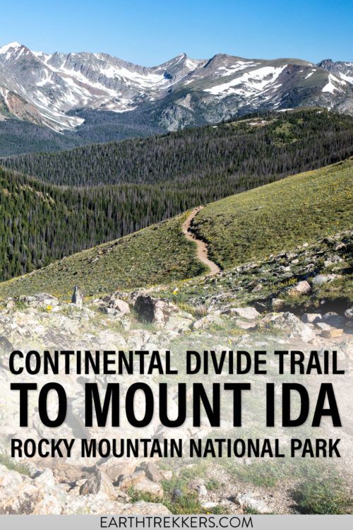 How to Hike the Continental Divide Trail to Mt Ida, RMNP – Earth Trekkers
