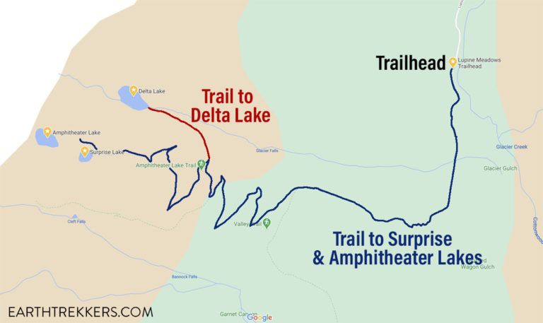 Ultimate Guide to the Delta Lake Hike | Map, Stats & Photos – Earth ...