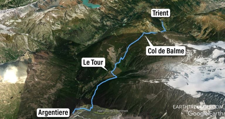Walker's Haute Route Stage 2: Argentière to Col de Balme to Trient ...