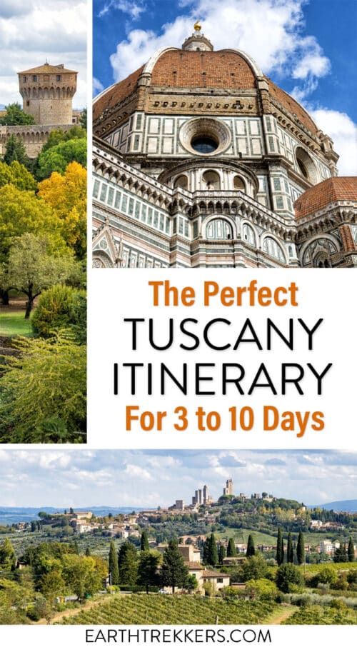 The Perfect Tuscany Itinerary for 3 Days, 5 Days & One Week – Earth ...